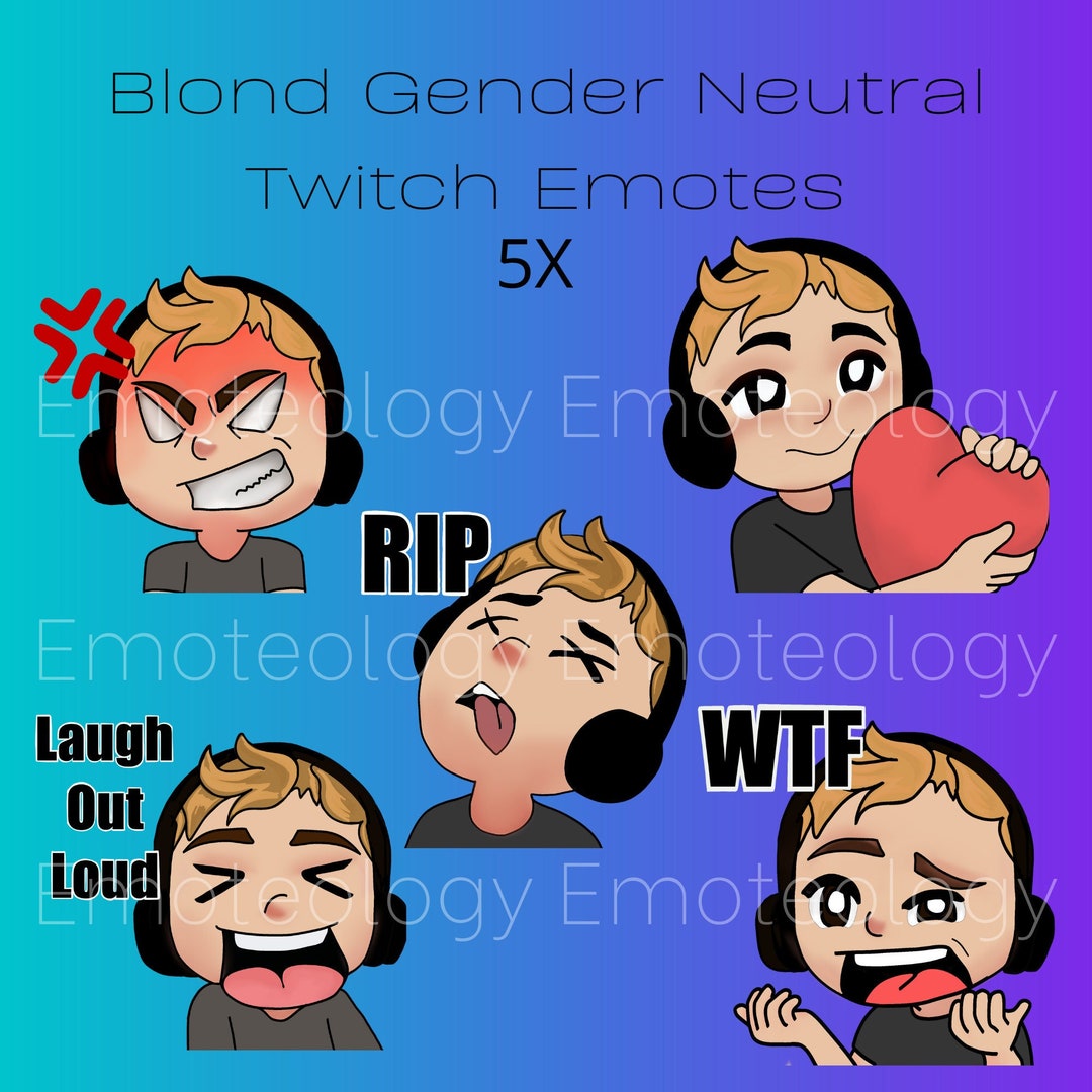 Twitch Emotes, Gender Neutral Emotes, Streaming, Twitch, Online Emotes ...