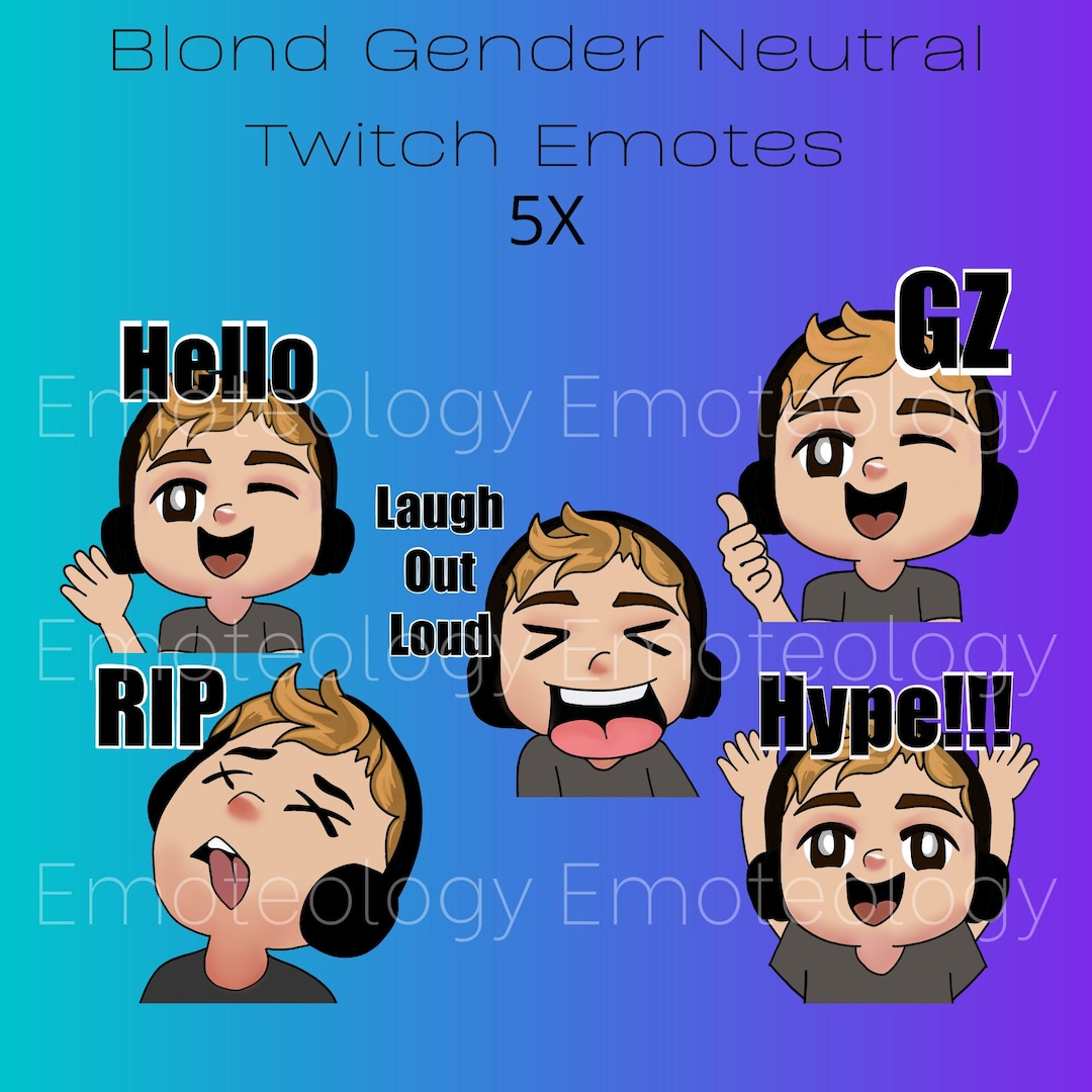 Twitch Emotes, Gender Neutral Emotes, Streaming, Twitch, Online Emotes ...