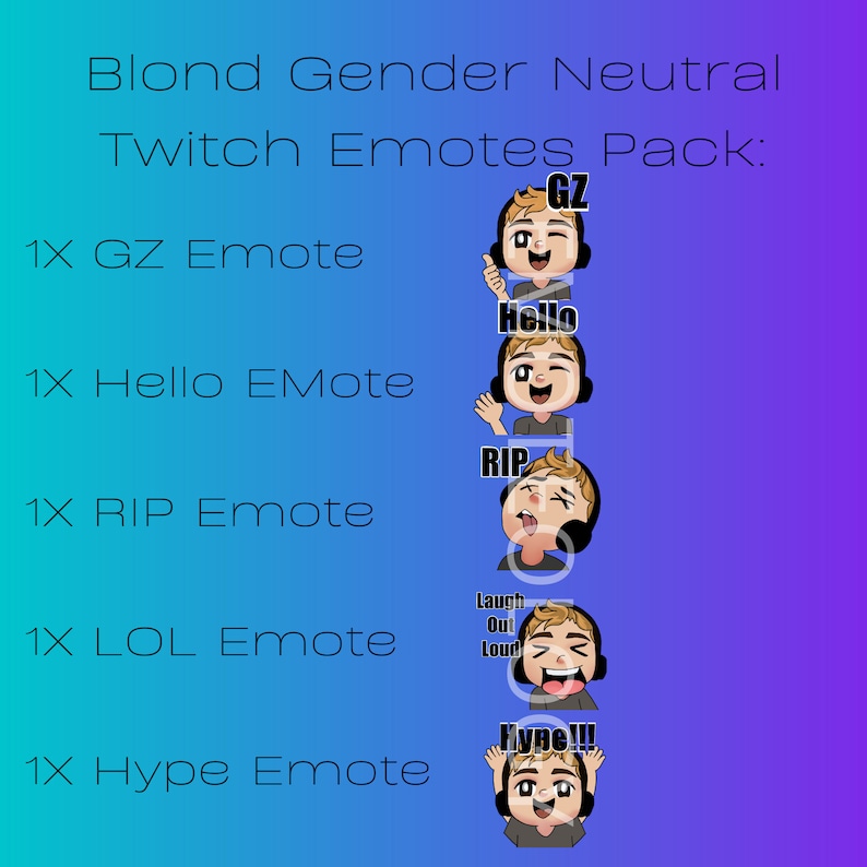 Twitch Emotes, Gender Neutral Emotes, Streaming, Twitch, Online Emotes ...