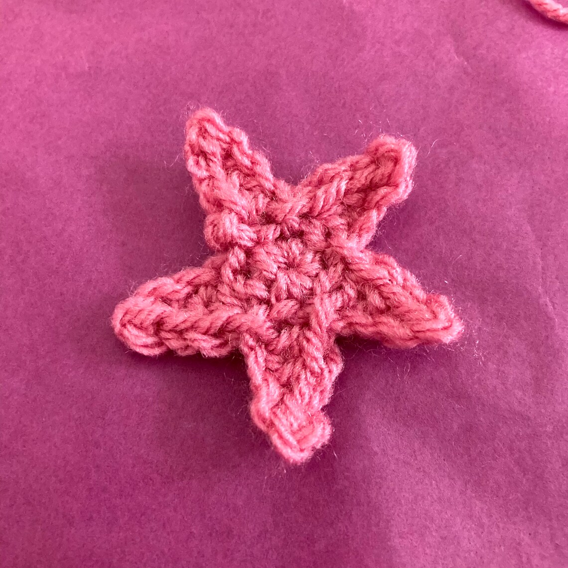 Mini Star Crochet Pattern | Chart and Written Crochet Pattern ...