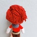 Crochet Arcane Vi Plush Doll, Criminal Character, LOL Stuffed Toy, Game ...