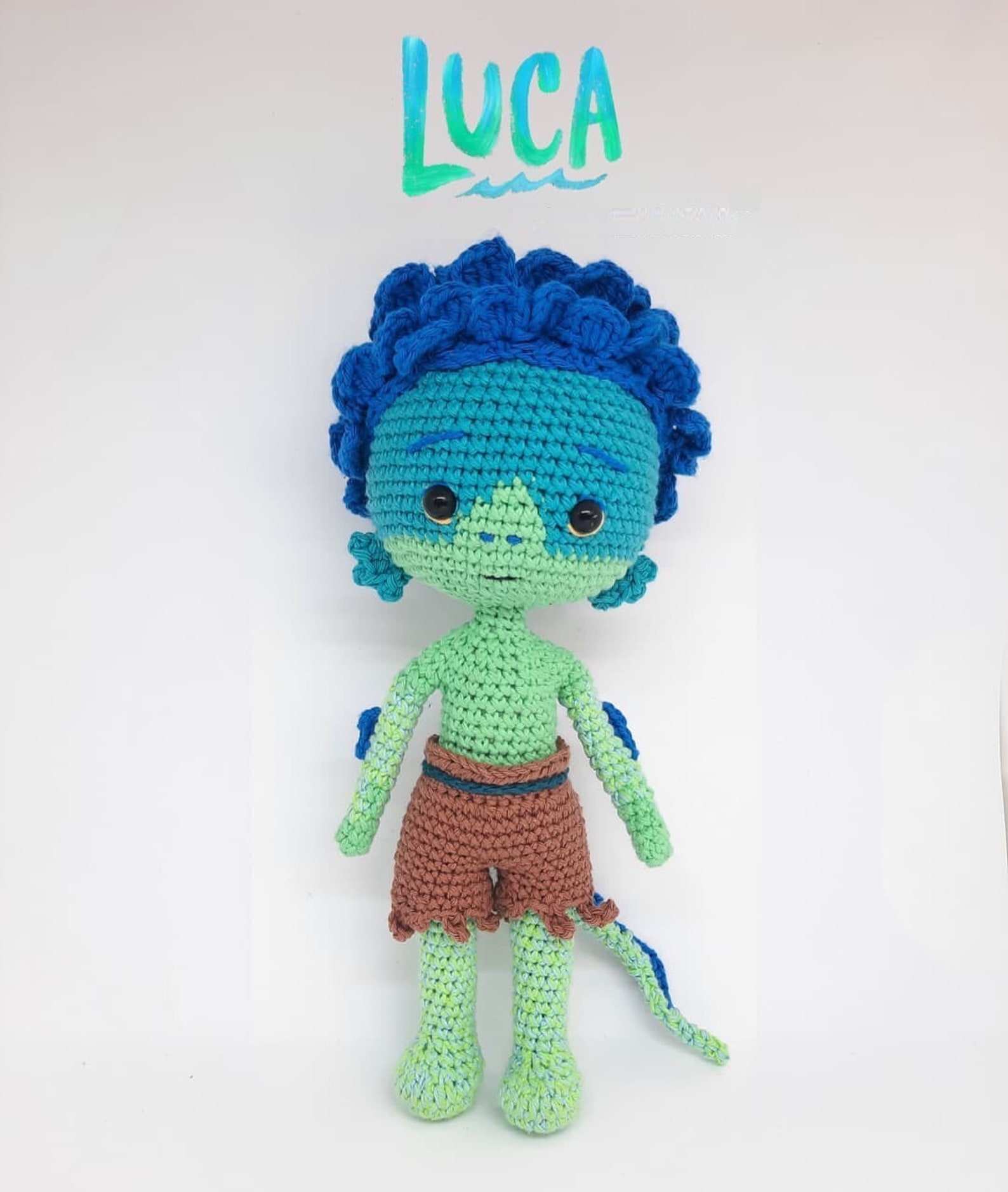 Crochet Luca Doll Luca Paguro Doll Amigurumi Luca Luca | Etsy