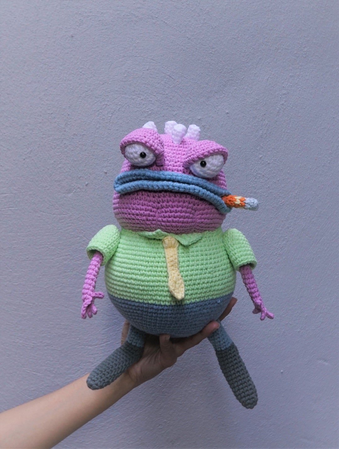 Mr Smitty Crochet, Mr Smitty Doll, Rocko's Modern Life , Amigurumi Mr ...