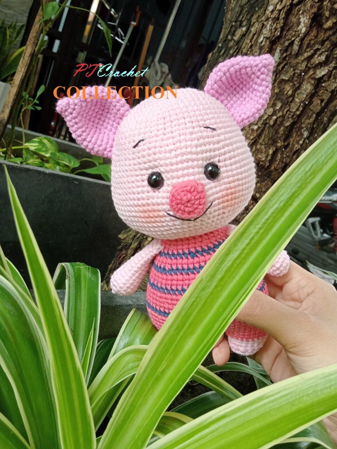 Piglet Crochet Doll, Handmade Piglet Doll, Winnie-the-pooh Doll ...