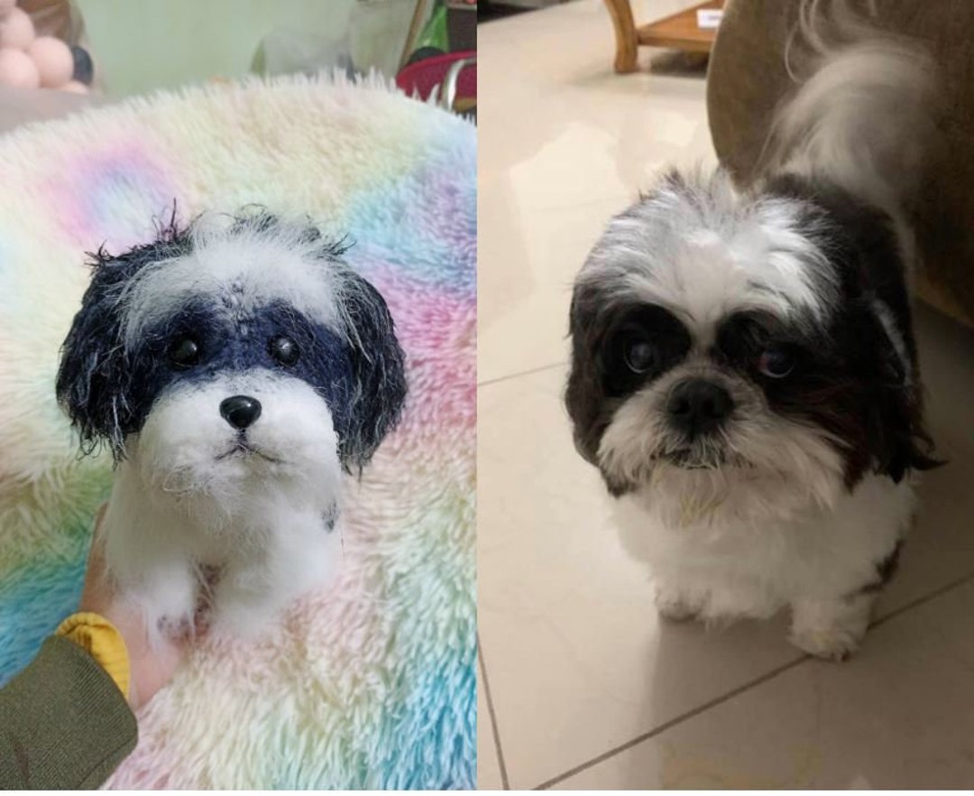 Custom Stuffed Dog, Custom Crochet Dog, Custom Dog Plush, Custom ...