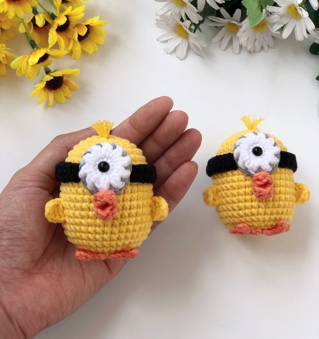 Minion Chick Doll, Minion Chick Amigurumi, Bob Crochet Minion Doll ...