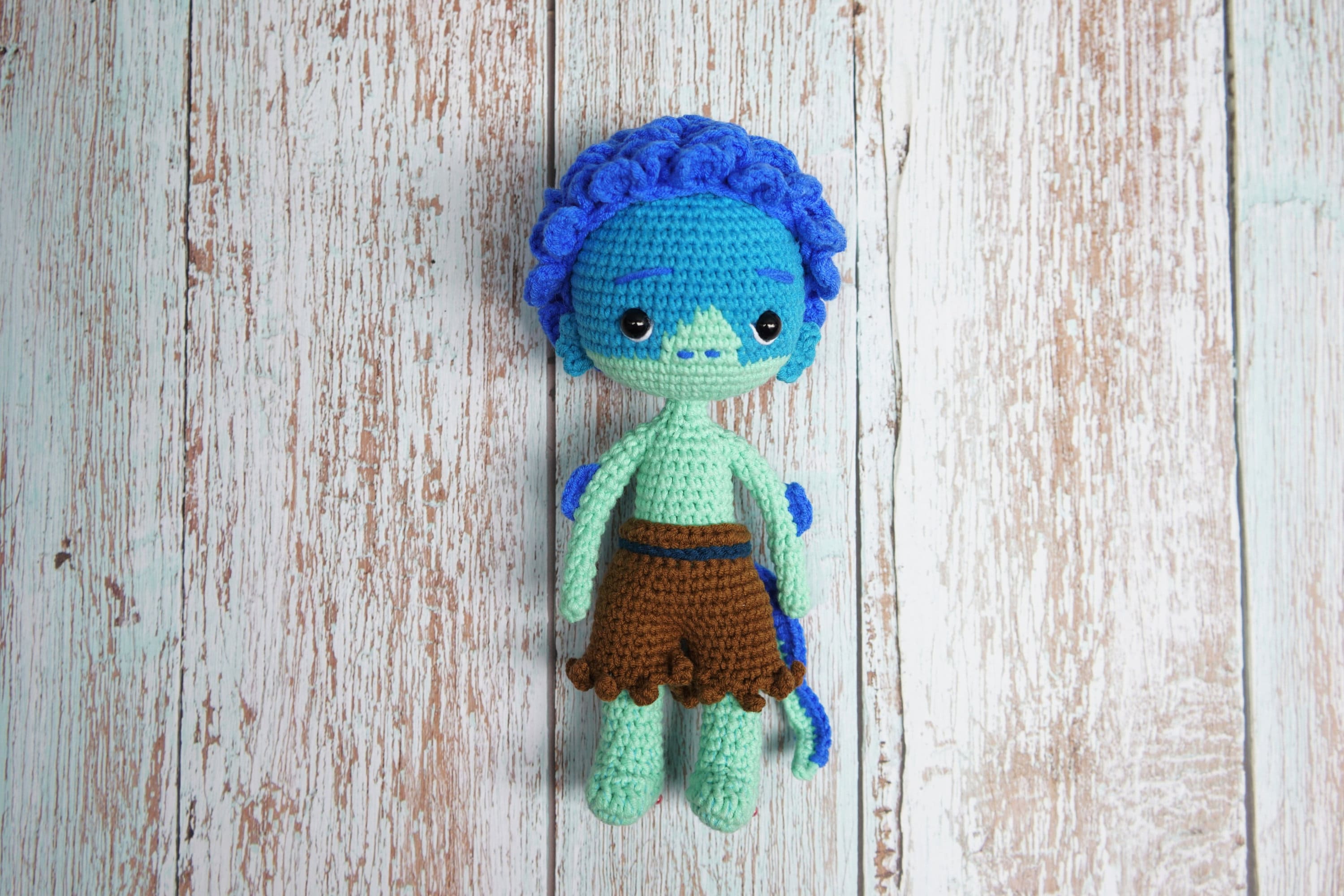 Crochet Luca Doll Luca Paguro Doll Amigurumi Luca Luca - Etsy