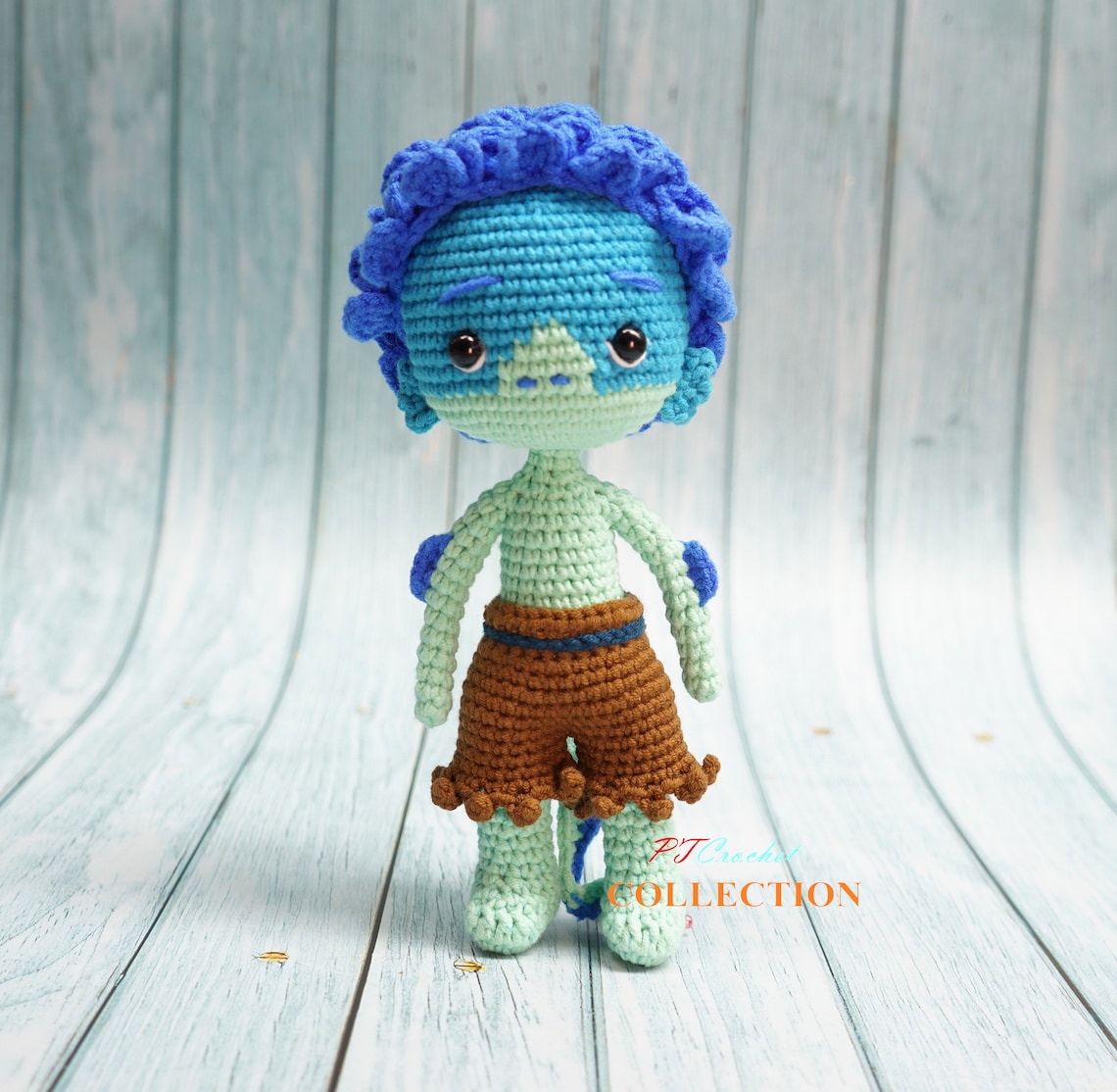 Crochet Luca Doll Luca Paguro Doll Amigurumi Luca Luca - Etsy