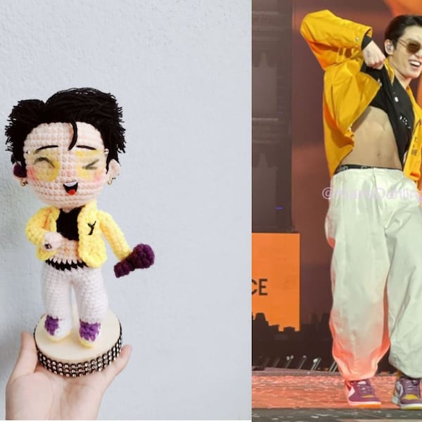 Crochet Bts Keychain - Etsy