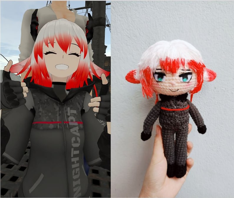 Custom Plush Commission, Custom Plush Doll, Custom Crochet Doll, Custom ...