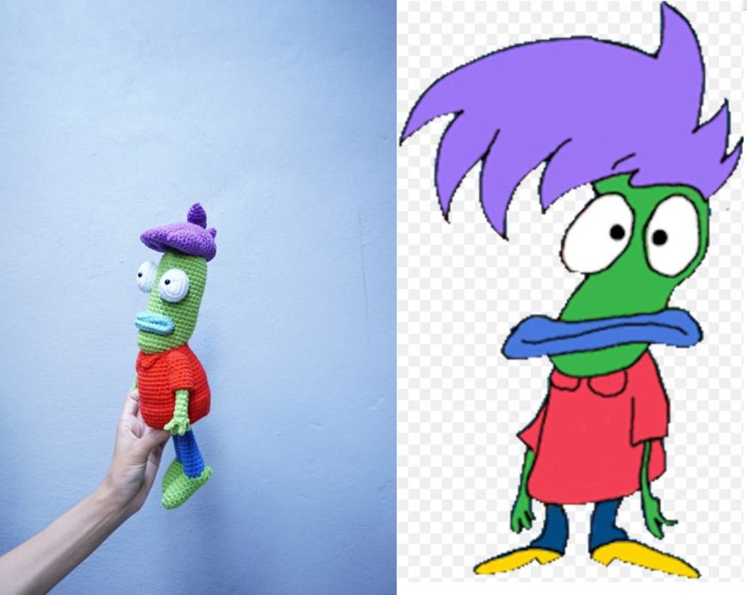 Ralph Bighead Crochet, Ralph Bighead Doll, Amigurumi Ralph Bighead ...