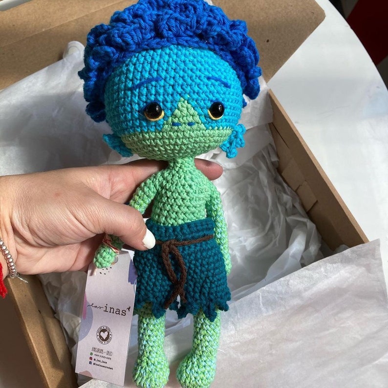 Crochet Luca Doll Luca Paguro Doll Amigurumi Luca Luca | Etsy