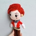 Crochet Arcane Vi Plush Doll, Criminal Character, LOL Stuffed Toy, Game ...