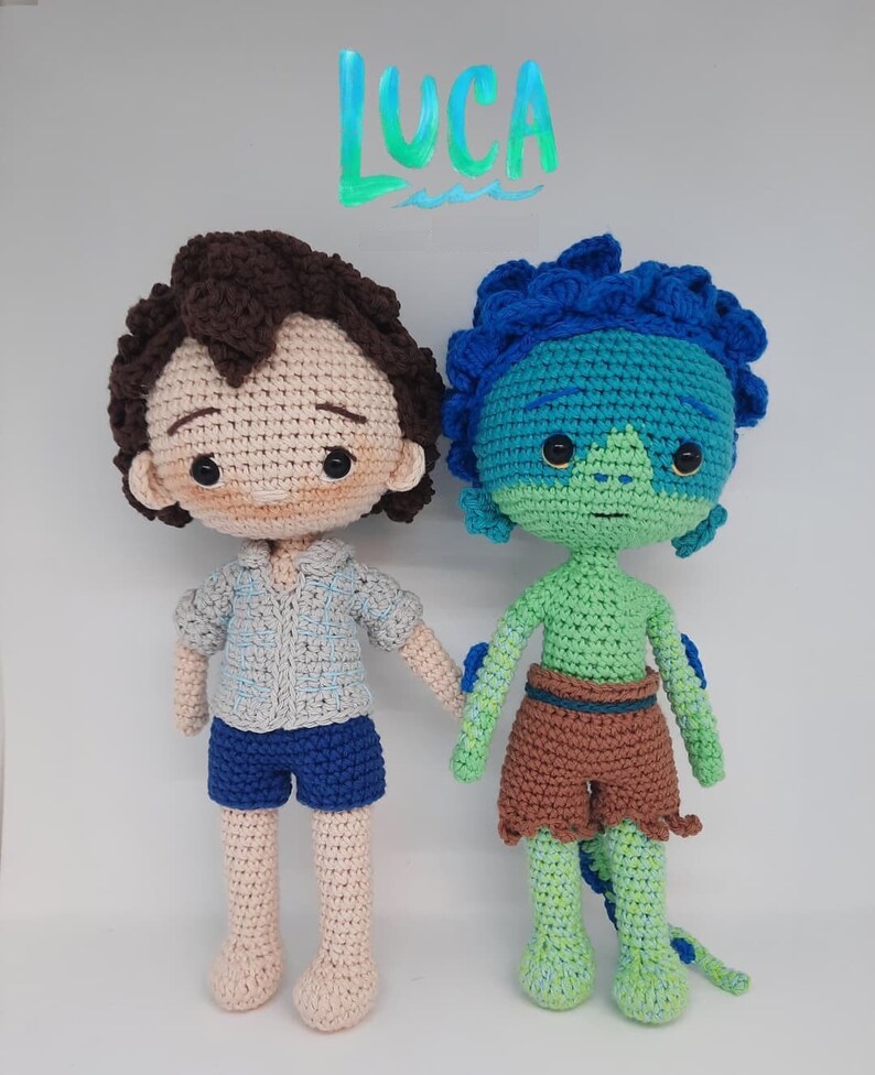 Crochet Luca Doll Luca Paguro Doll Amigurumi Luca Luca | Etsy