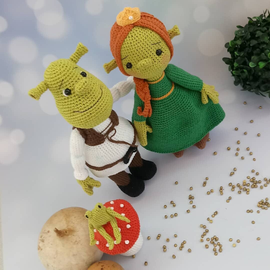 Crochet Shrek Doll Amigurumi Shrek Shrek Plush Stuffed | Etsy
