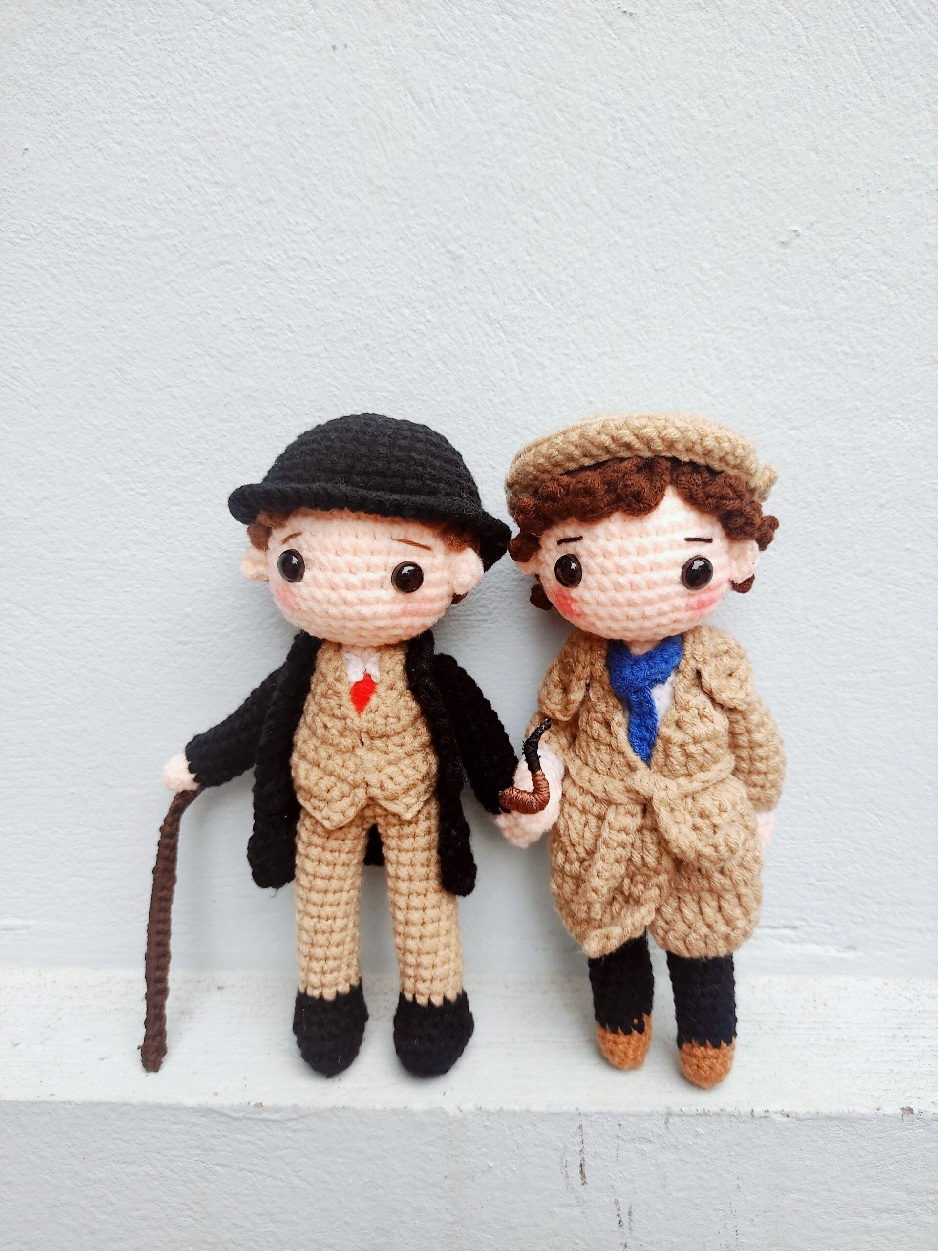 Sherlock Holmes Crochet Doll, Sherlock Holmes Crochet, Watson Docter ...