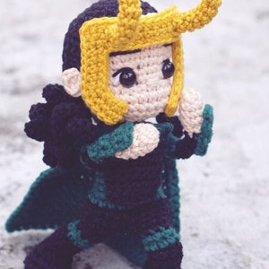 Loki Amigurumi Doll, Loki Crochet Doll, Amigurumi Loki , Crochet ...