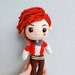Crochet Arcane Vi Plush Doll, Criminal Character, LOL Stuffed Toy, Game ...