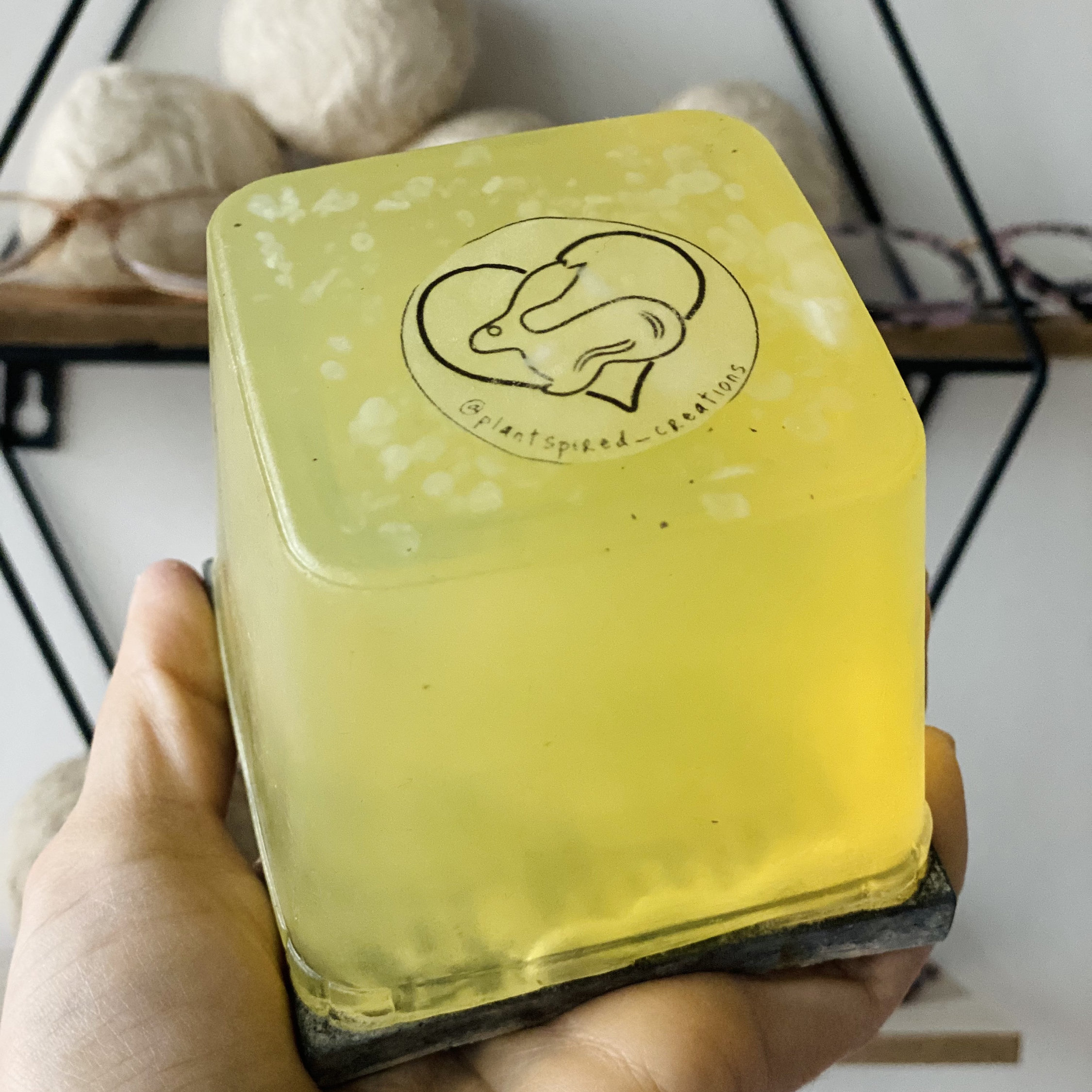 Dish Soap Block Vegan Handmade Lemon Orange - Etsy