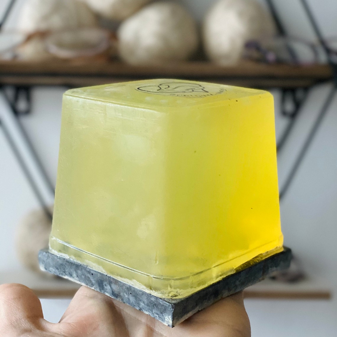 Dish Soap Block Vegan Handmade Lemon Orange - Etsy