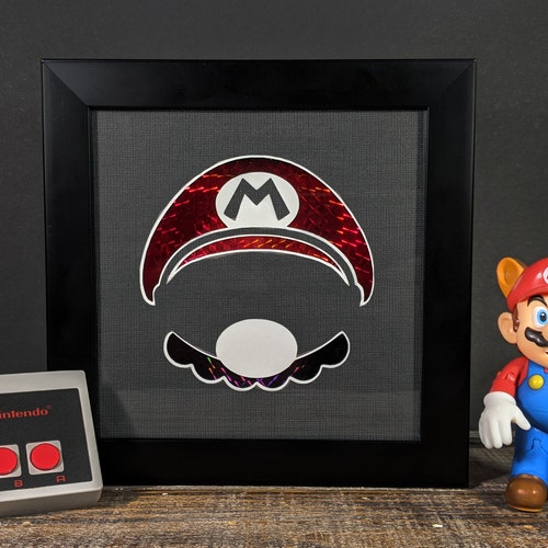 Super Mario Video Game 3D Shadow Box Decor - Etsy