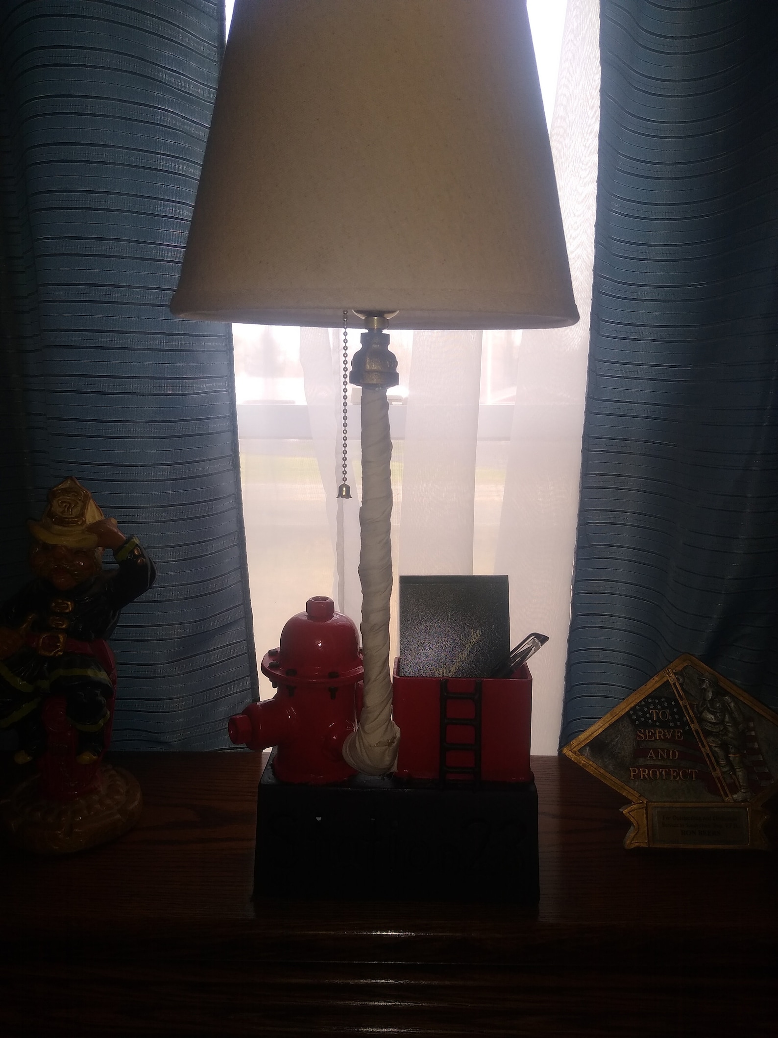 Fire Hydrant Light Fire Fighter Light Desk Light - Etsy