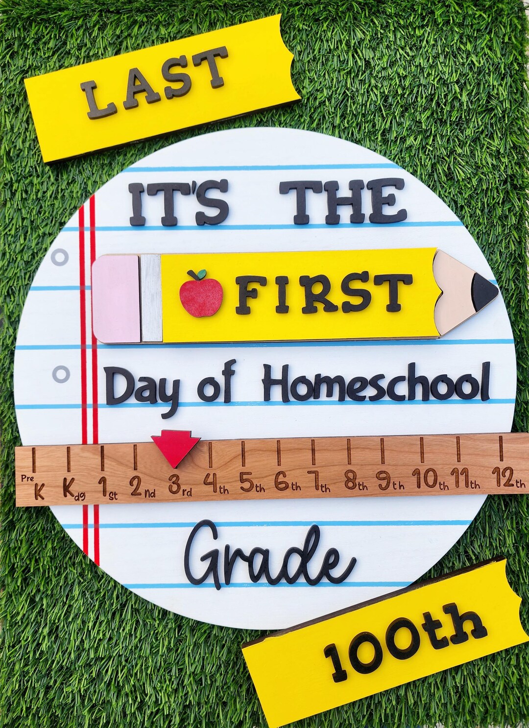 Interchangeable | Back to School Sign | Homeschool Back to School Sign ...