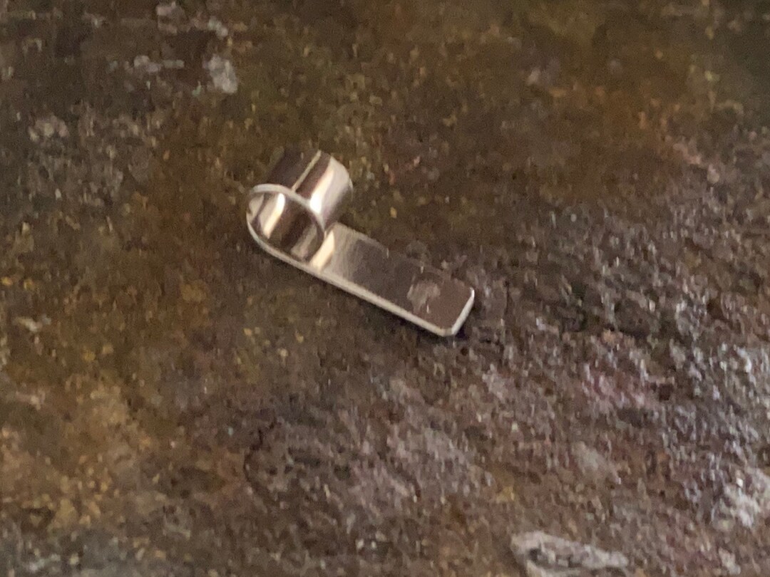 Sterling Silver Bails Roll Top 4mm Wide. Glue On. Perfect - Etsy