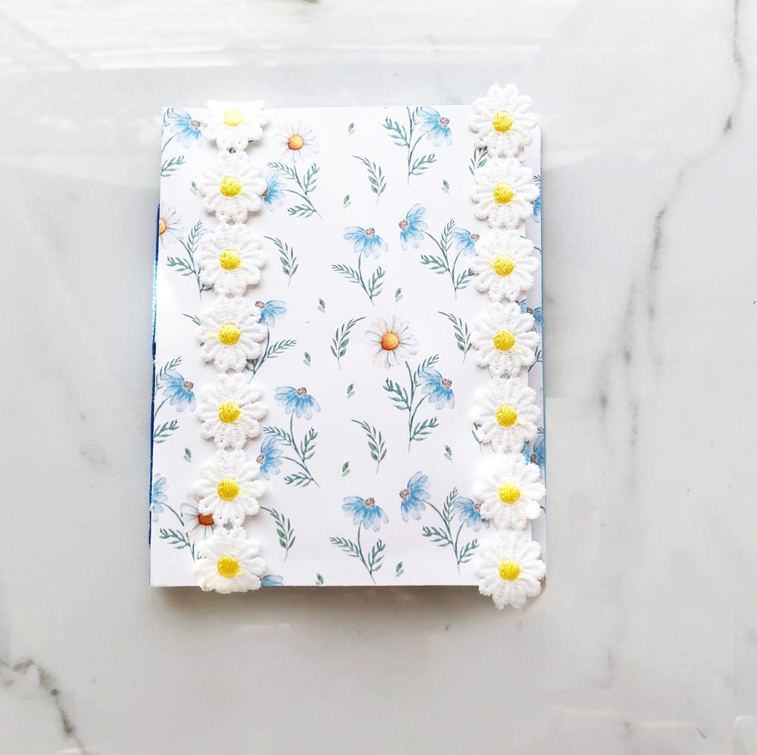 Handmade Denim and Daisies Folio Journal Insert : Writing Flip Book - Etsy