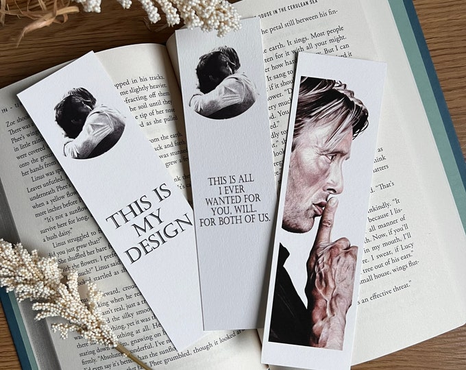 Hannibal Bookmarks - as Set or Individually - Etsy