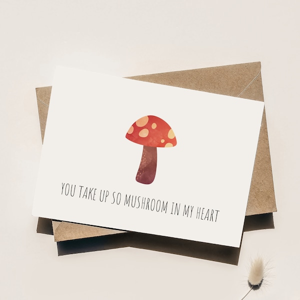 Mushroom in My Heart - Etsy