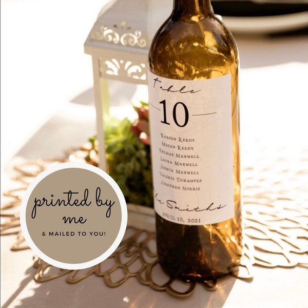 Rustic Wedding Label - Etsy