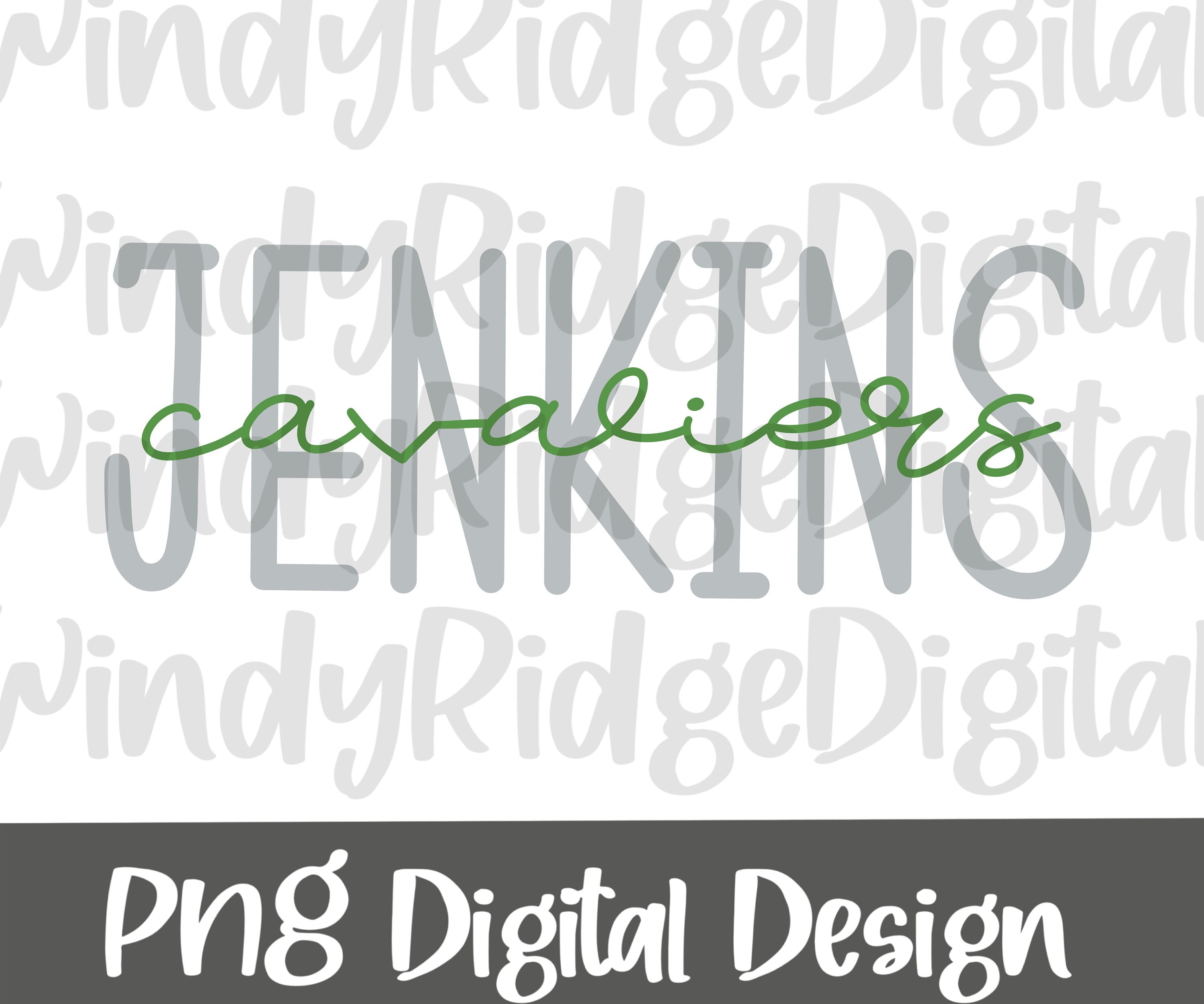 Jenkins Cavaliers PNG File for Sublimation - Etsy