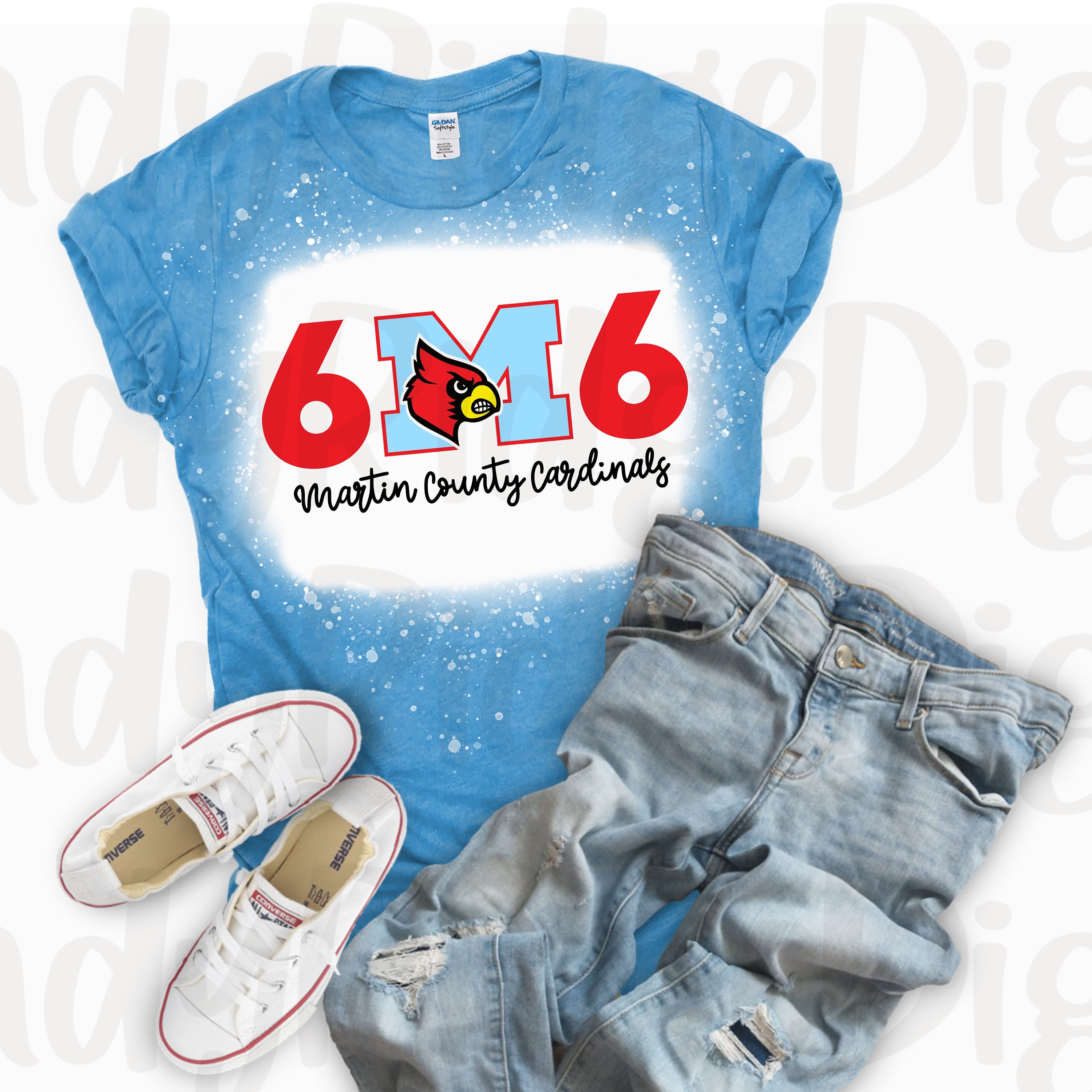 Martin County Cardinals Area Code 606 PNG File for Sublimation - Etsy