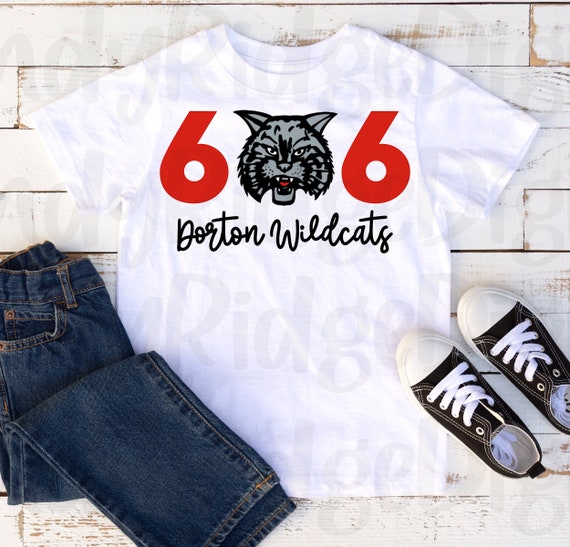 Dorton Wildcats Area Code 606 PNG File for Sublimation - Etsy