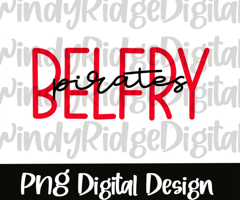 Belfry Pirates PNG File for Sublimation - Etsy