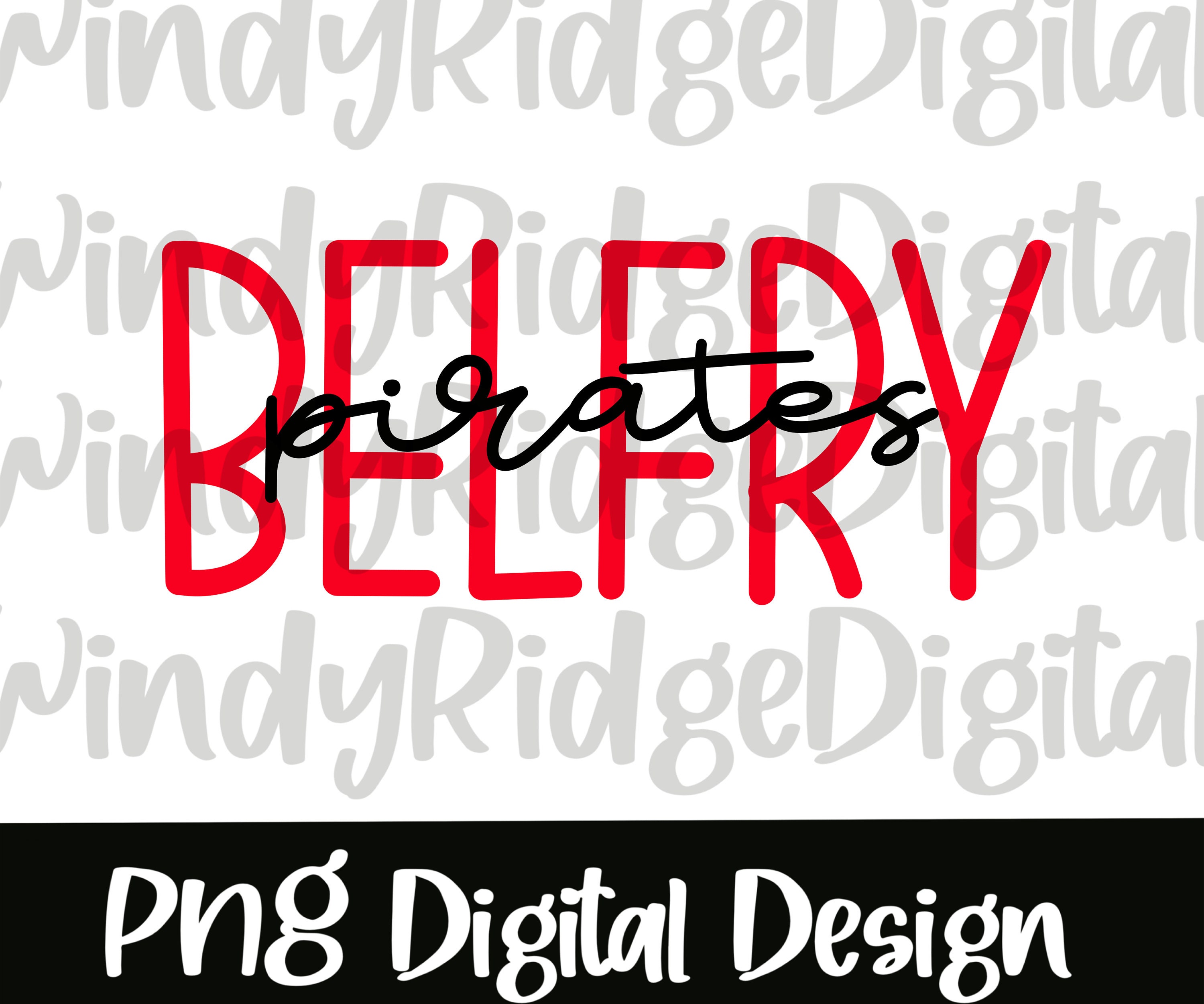 Belfry Pirates PNG File for Sublimation - Etsy