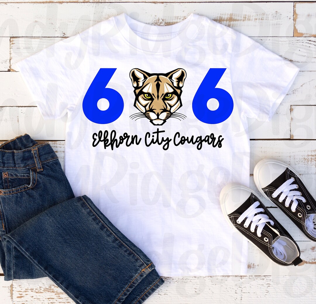 Elkhorn City Cougars Area Code 606 PNG File for Sublimation - Etsy