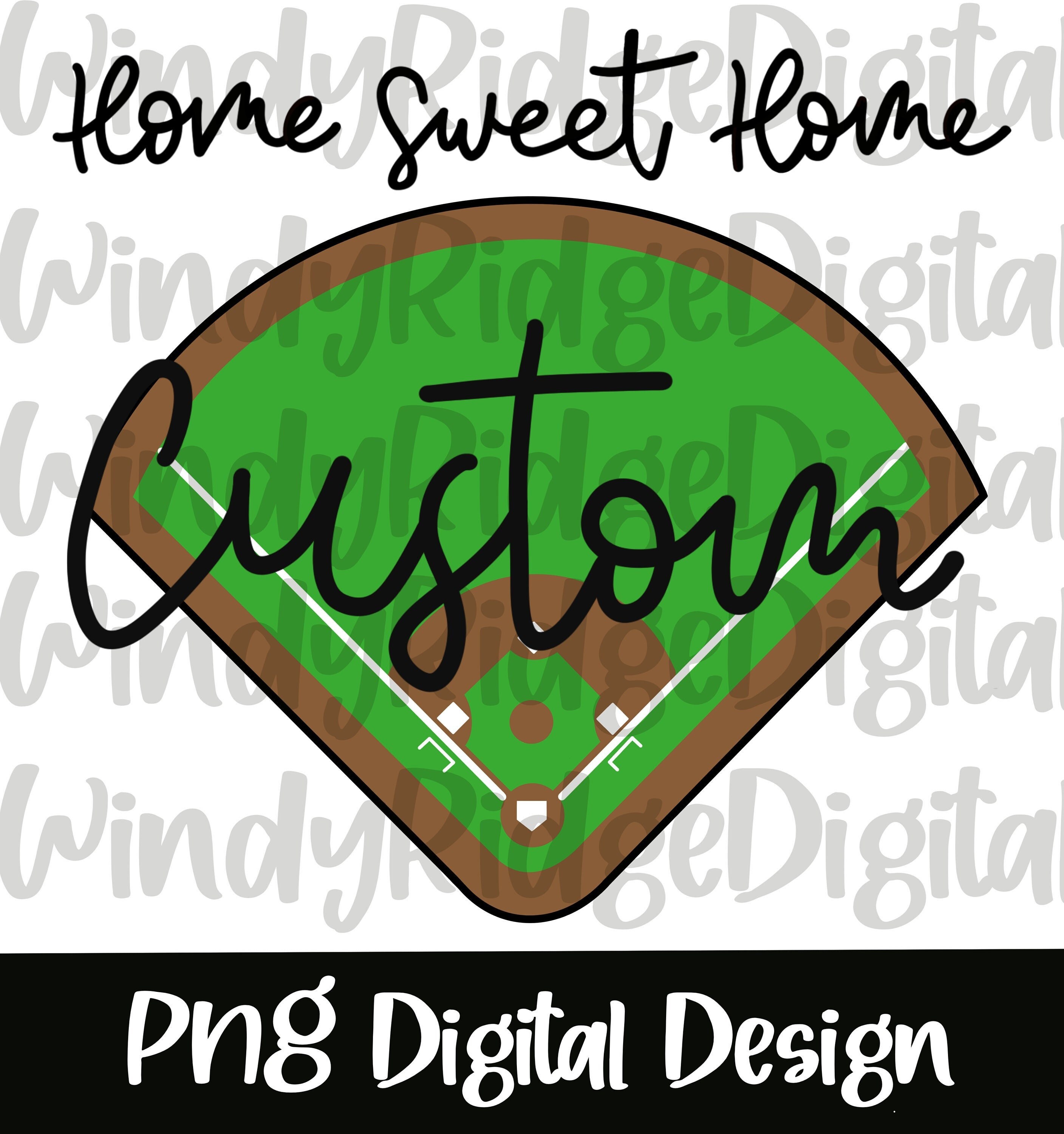 CUSTOM Baseball Field PNG File for Sublimation - Etsy