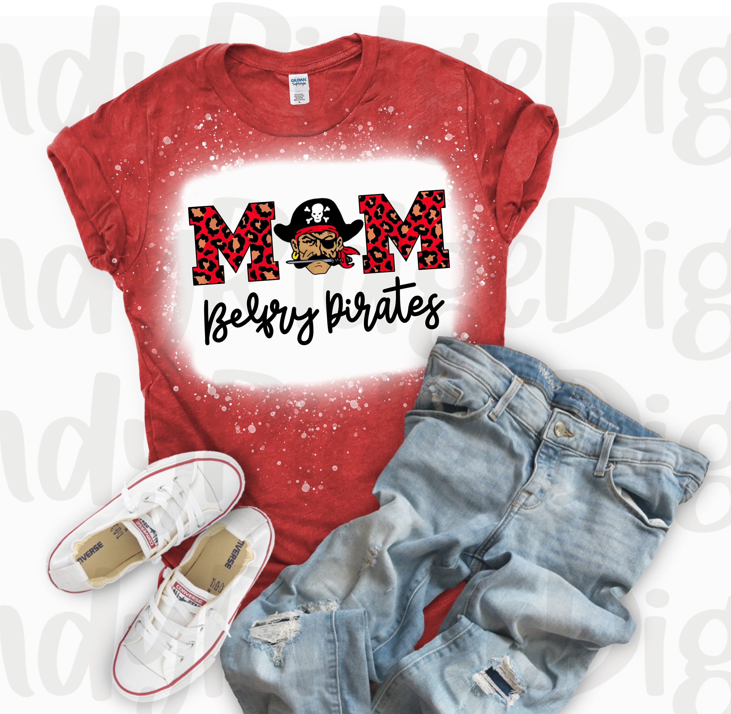 Belfry Pirates Leopard Print Mom PNG File for Sublimation - Etsy