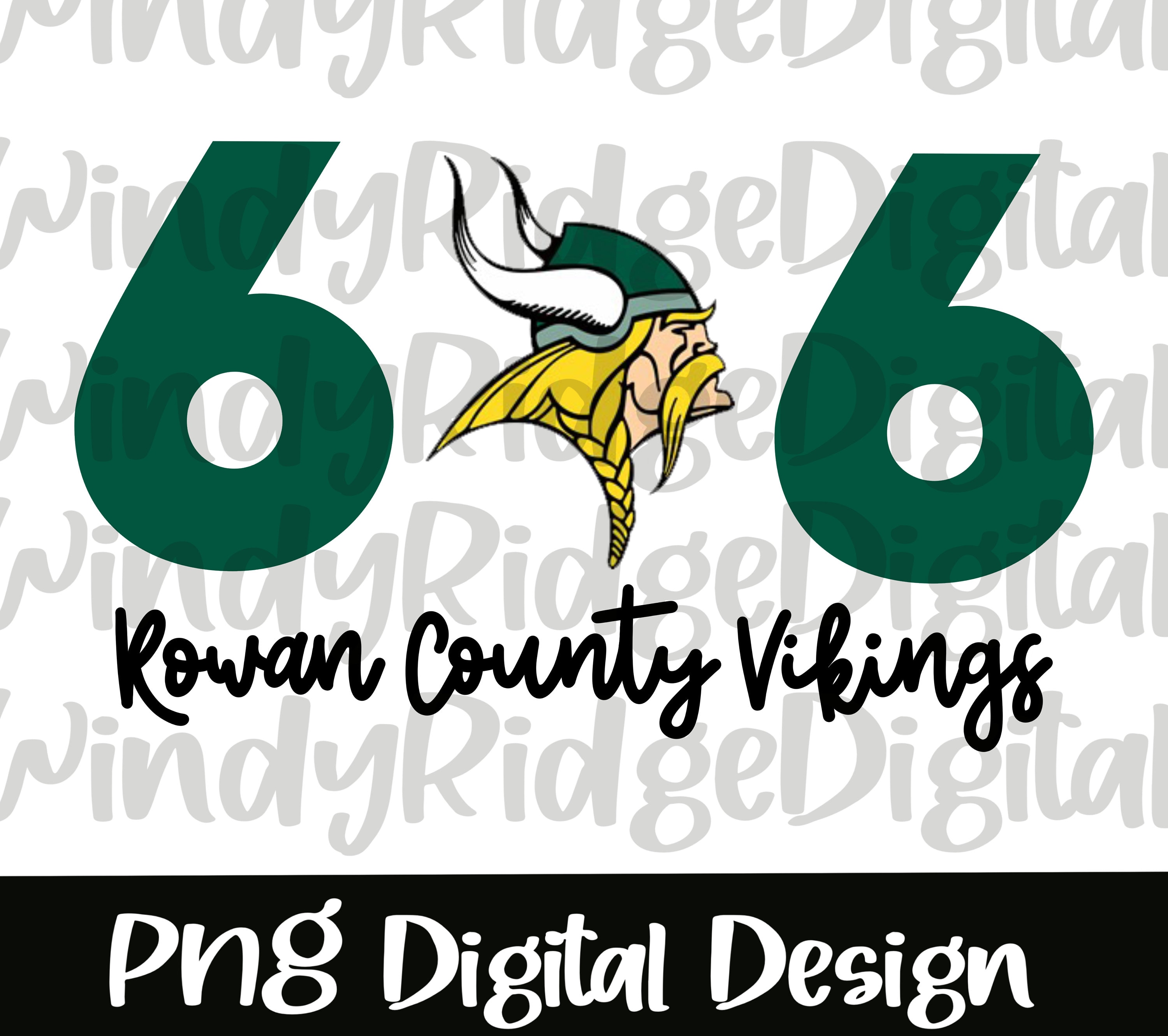 Rowan County Vikings Area Code 606 PNG File for Sublimation - Etsy