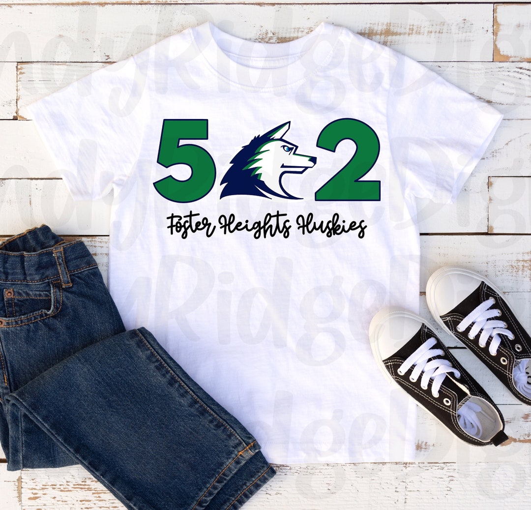 Foster Heights Huskies Area Code 502 PNG File for Sublimation - Etsy