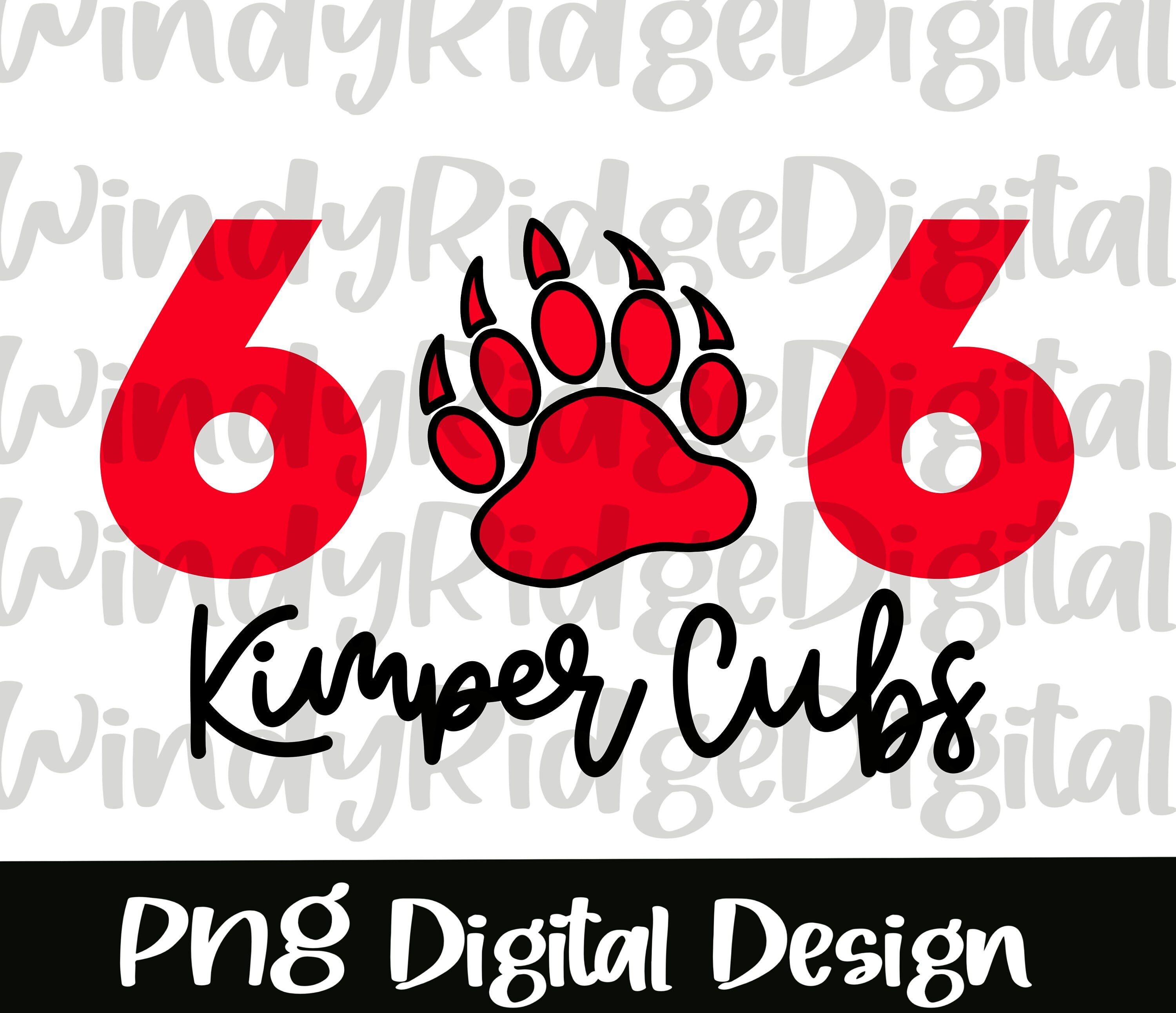 Kimper Elementary School Area Code 606 PNG File for Sublimation ••• Kimper Cubs School Spirit ...