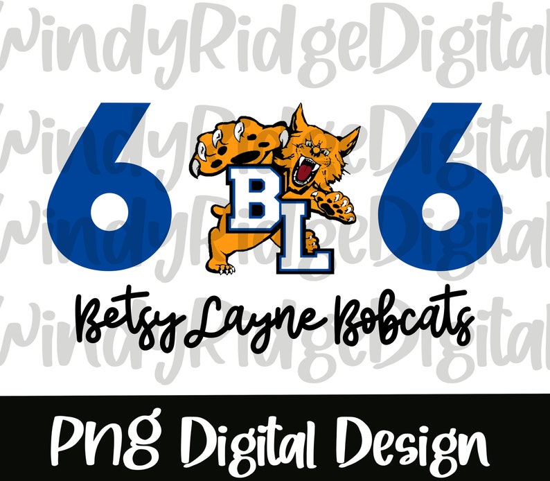 Betsy Layne Bobcats Area Code 606 PNG File for Sublimation - Etsy
