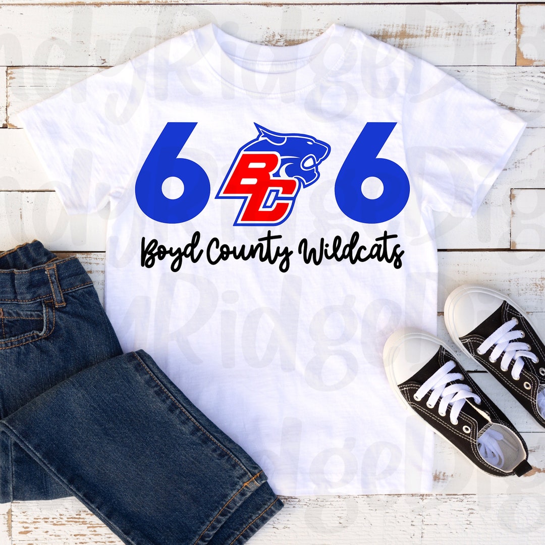 Boyd County Wildcats Area Code 606 PNG File for Sublimation - Etsy