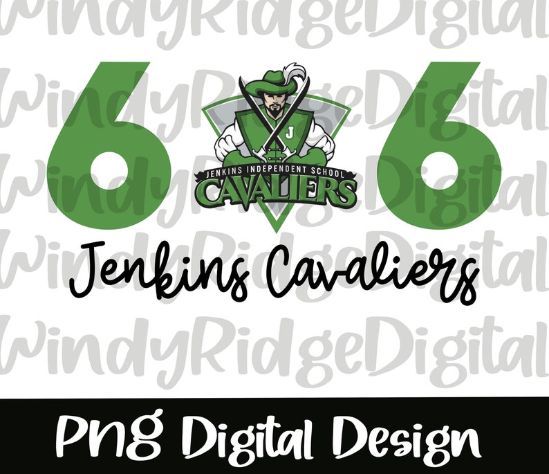 Jenkins Cavaliers 606 Area Code PNG File for Sublimation - Etsy