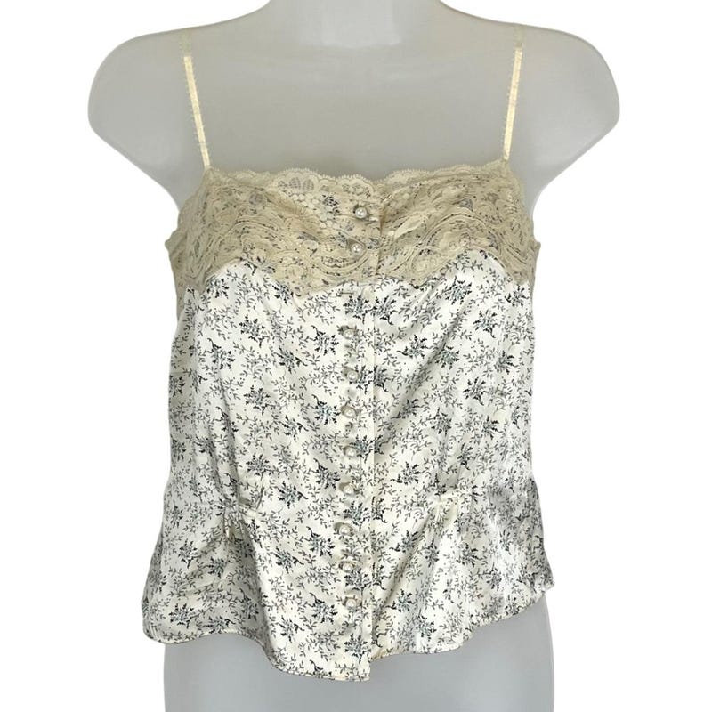 Lace Silk Cami Vintage - Etsy