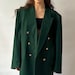 Vintage Emerald Green Jacket - Etsy