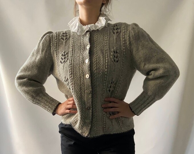 Great Grab Vintage Bavarian Cardigan Embroidered Austrian Trachten ...