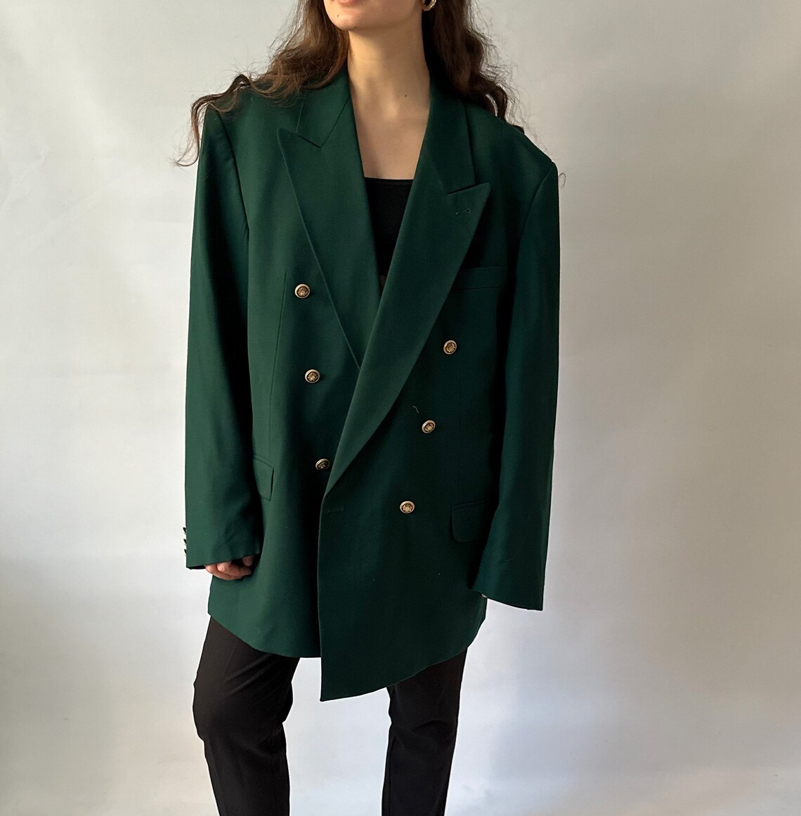 Vintage Emerald Green Jacket - Etsy